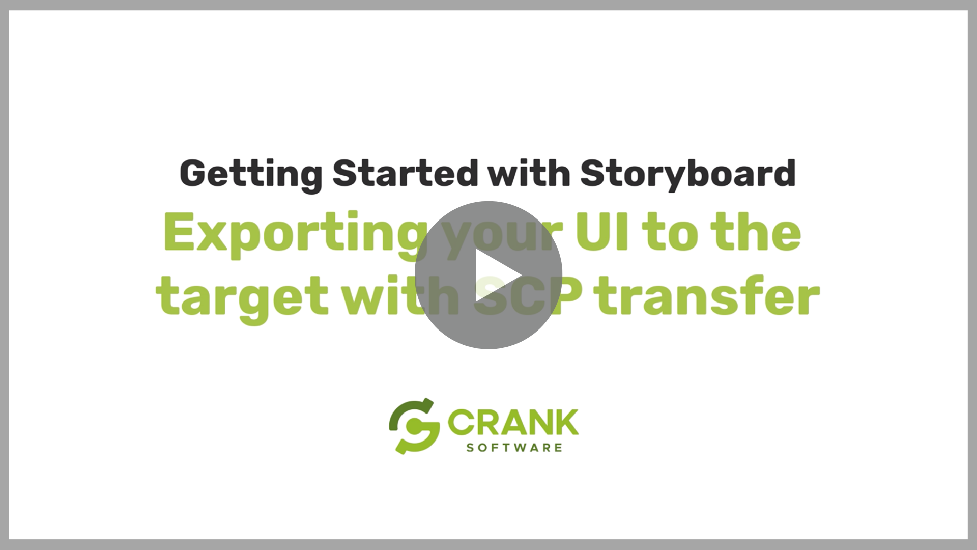 Getting Started with Storyboard: Tips for Your Next Embedded GUI Development Project